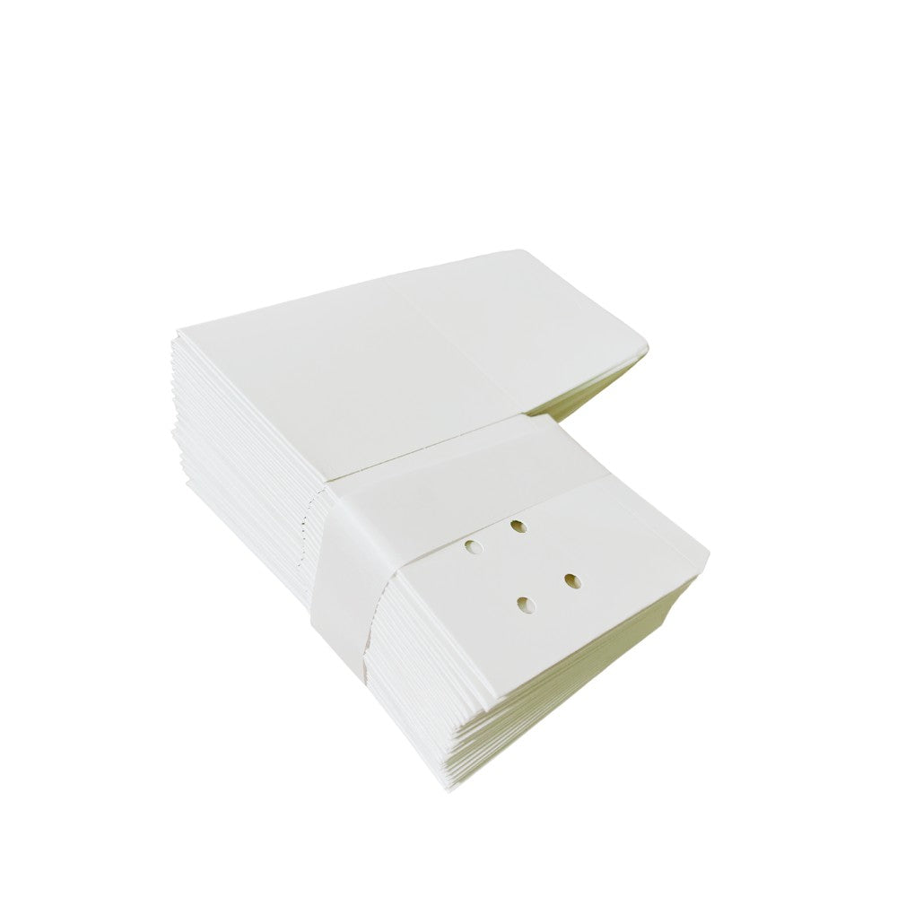 400x Pommes Box 80x80x100mm, weiß, mit Löchern – Packoa